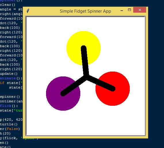Simple Fidget Spinner App Using Python With Free Source Code Sourcecodester